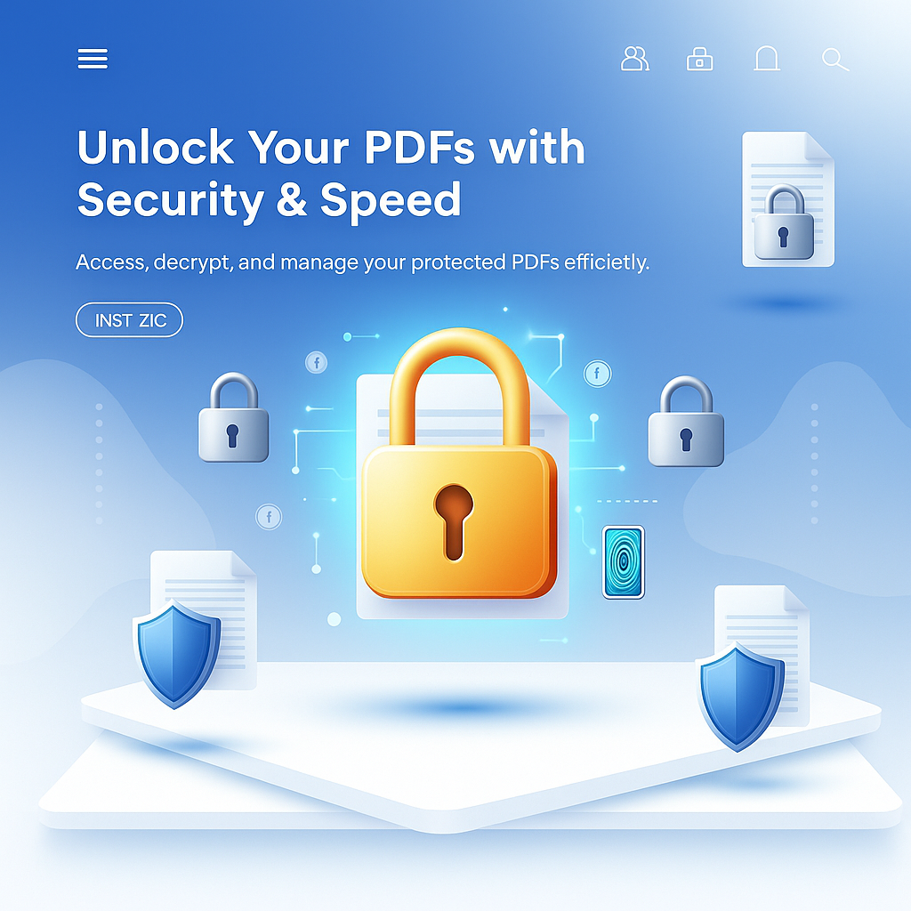 Free Unlock PDF Tool - Remove PDF Password & Restrictions Online